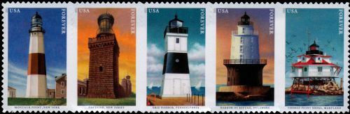 Modern U.S. Stamps: Scott 5621-5625; 5625b, Forever Mid-Atlantic ...