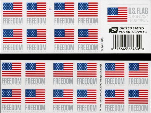 Modern U.S. Stamps: Scott 5791, Forever Flag and Freedom