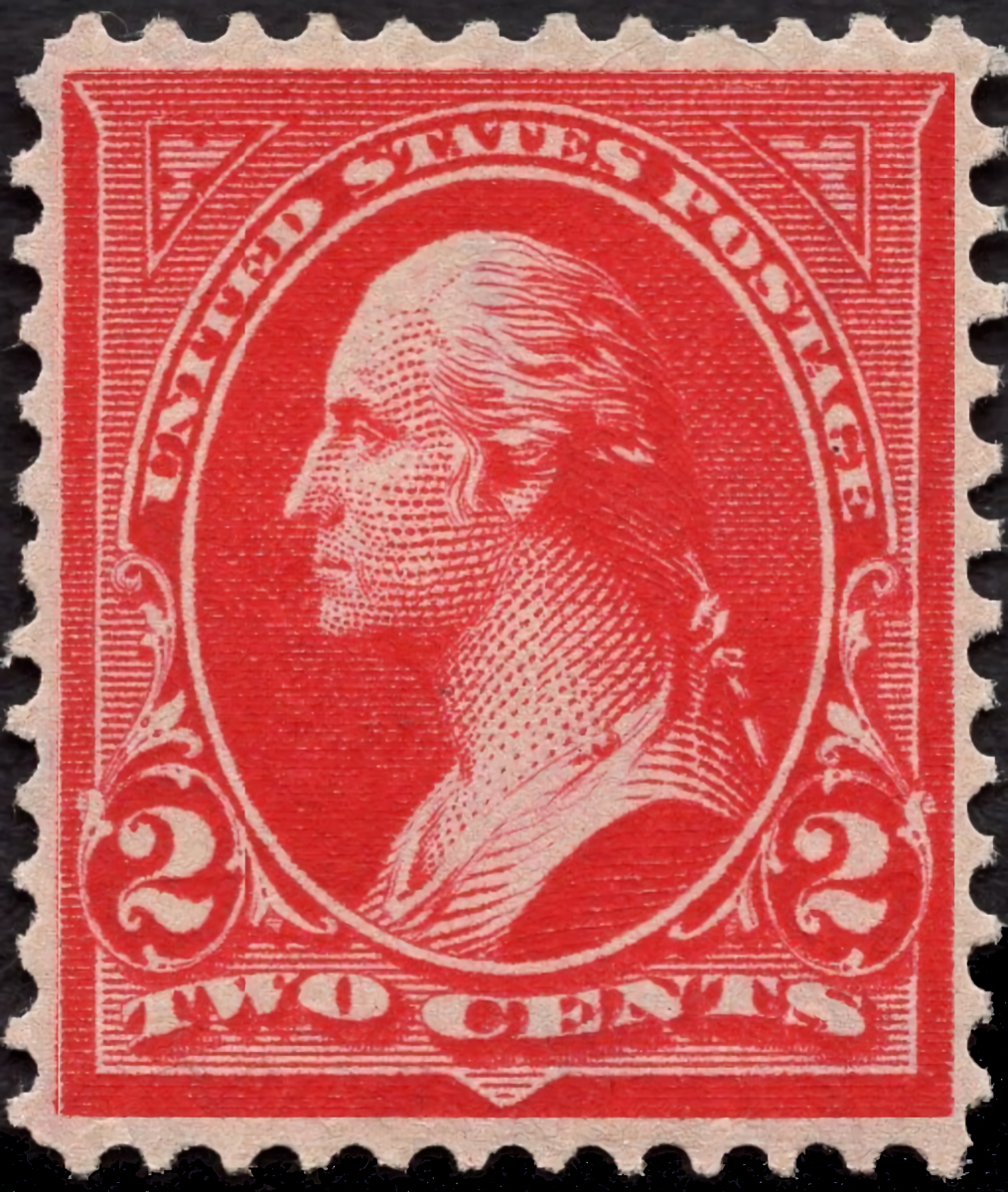 Classic U.S. Stamps: Scott 279B, 2c George Washington - Red - Type IV ...