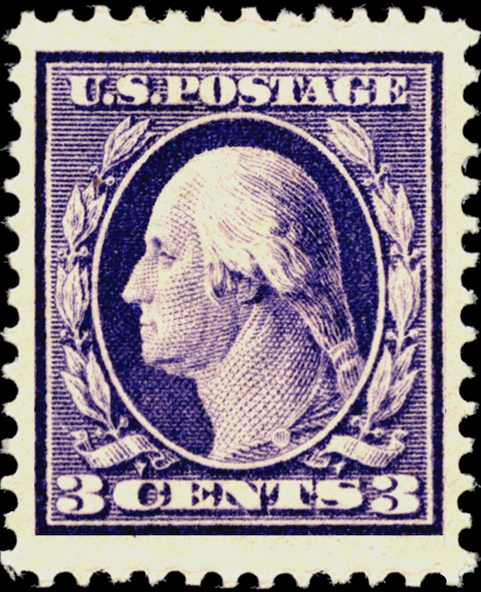 Classic U.S. Stamps: Scott 376, 3c George Washington
