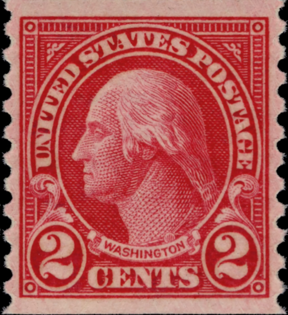 Classic U.S. Stamps: Scott 599, 2c George Washington (Coil) - Type I