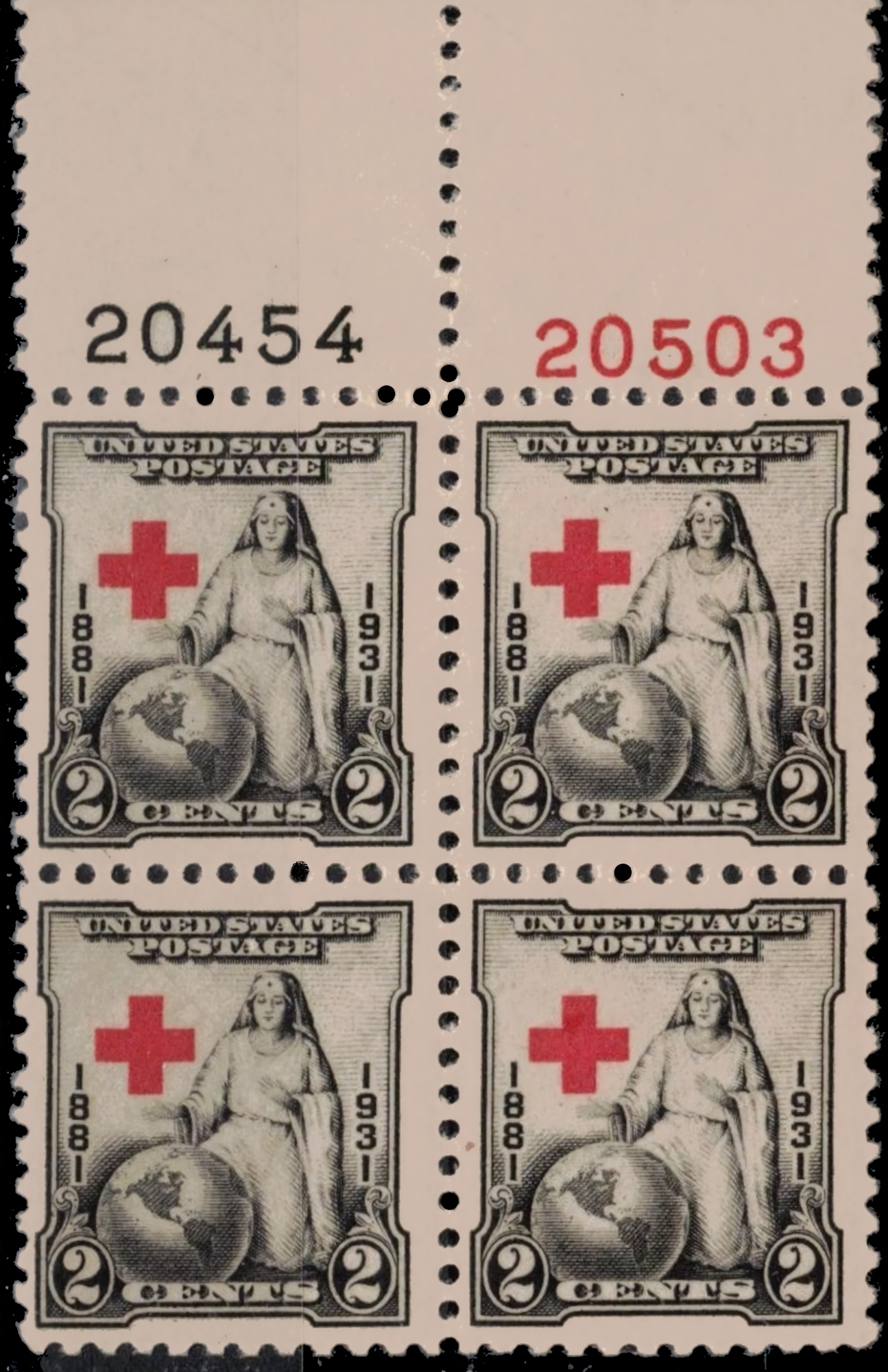 Classic U.S. Stamps: Scott 702, 2c American Red Cross