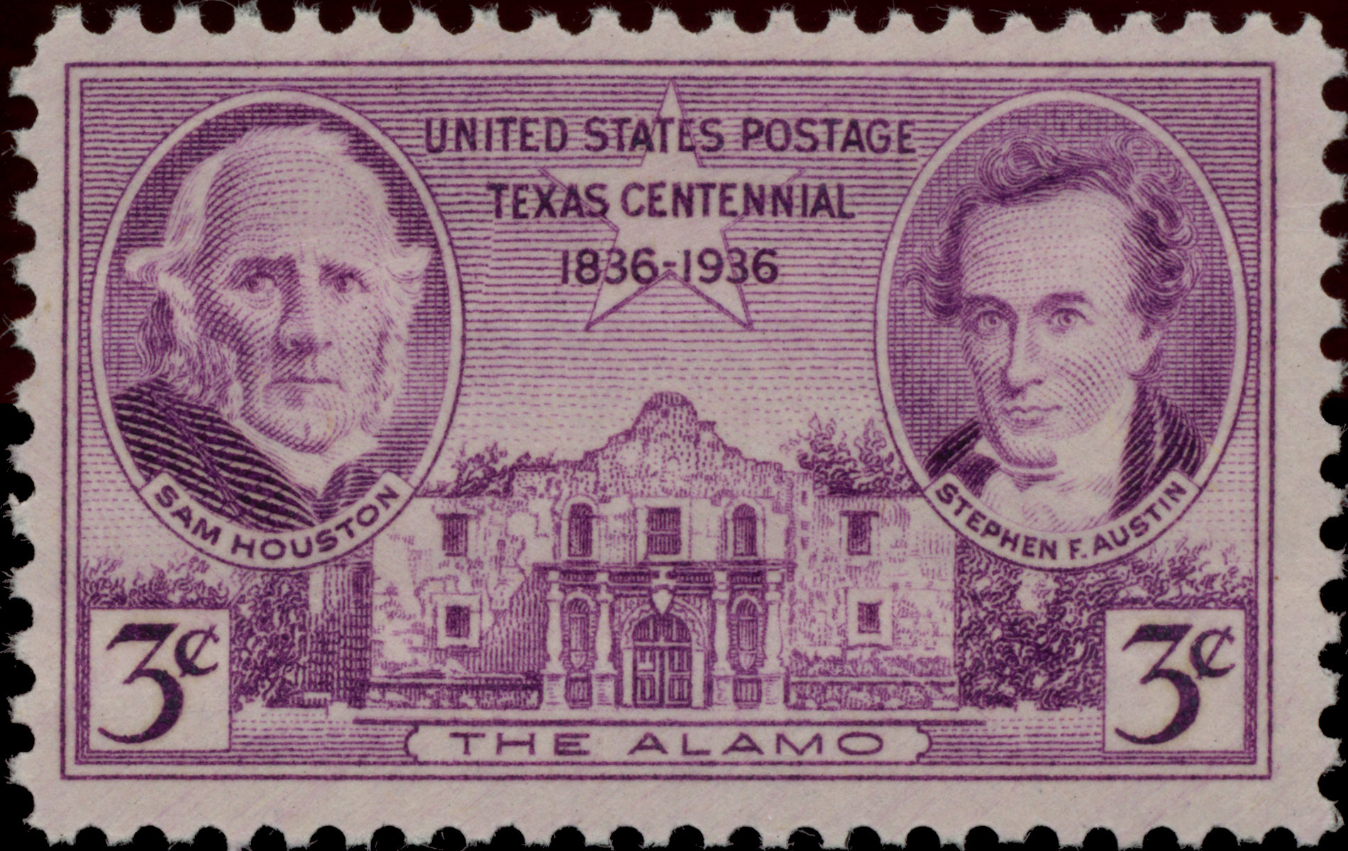 Classic U.S. Stamps: Scott 776, 3c Texas Republic Centennial