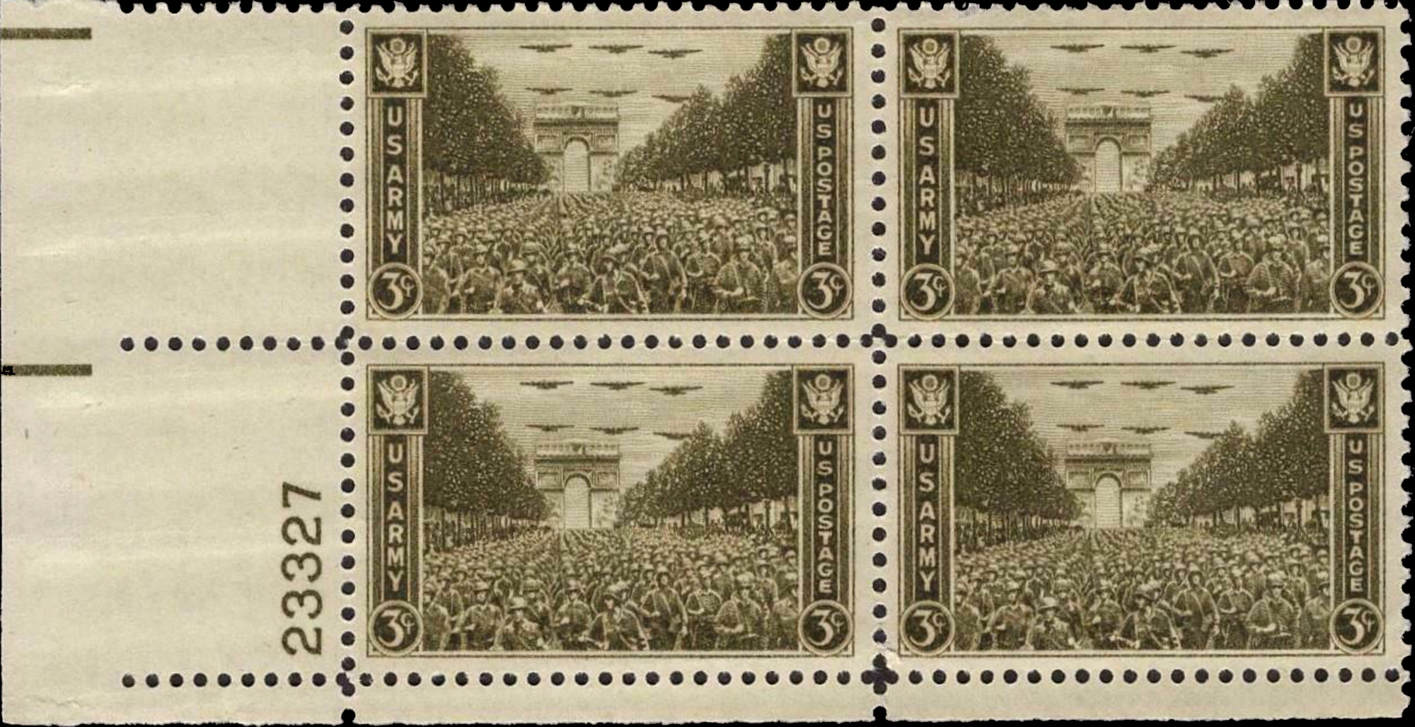 Modern U.S. Stamps: Scott 934, 3c Army -- WWII Victory