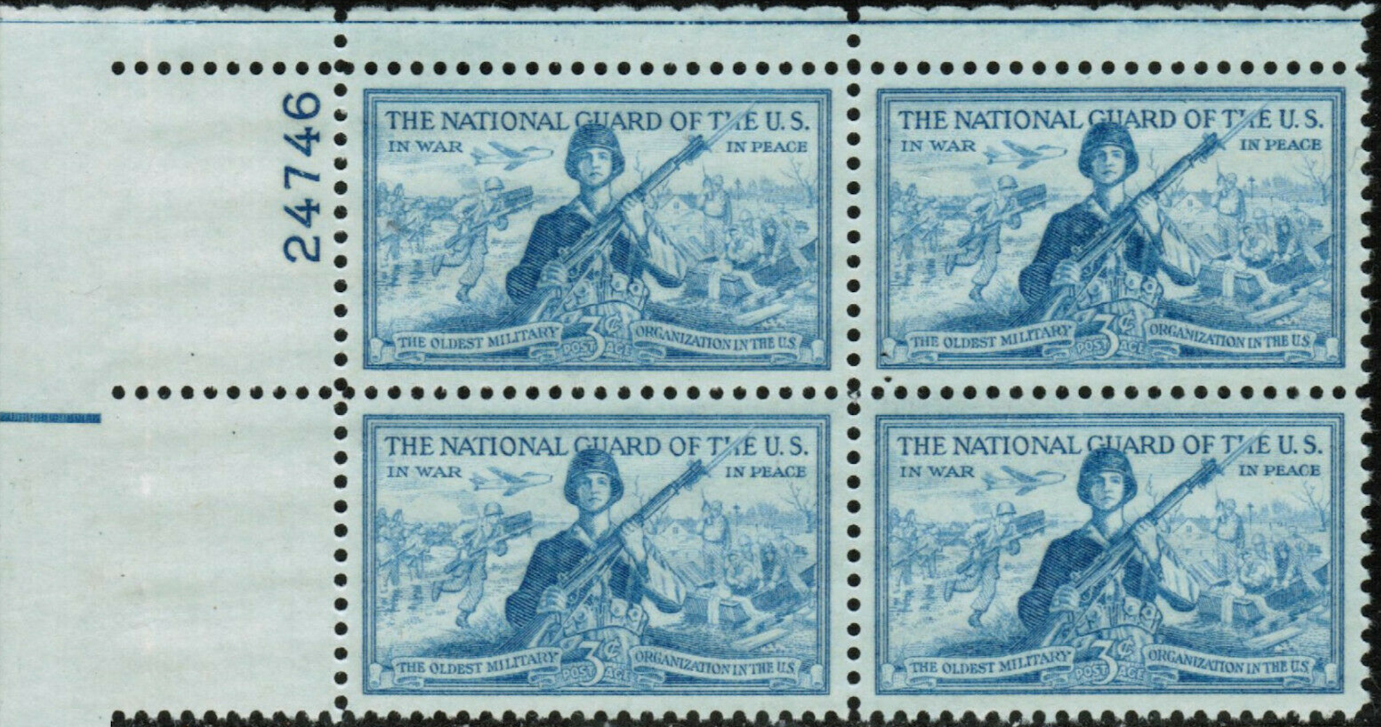 Modern U.S. Stamps: Scott 1017, 3c National Guard
