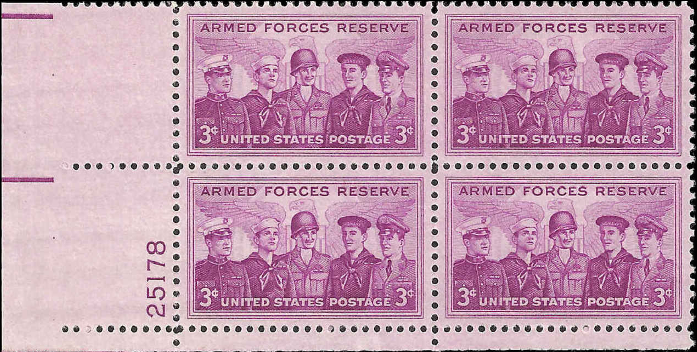 Modern U.S. Stamps: Scott 1067, 3c Armed Forces Reserve