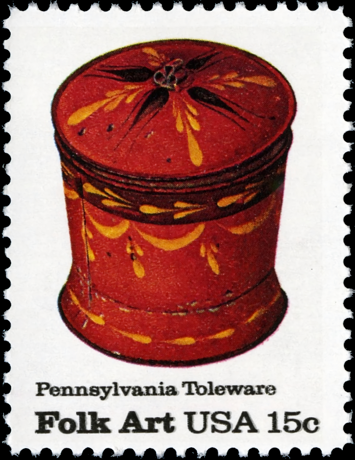 Modern U.S. Stamps: Scott 1775-1778; 1778a, 15c Pennsylvania Toleware