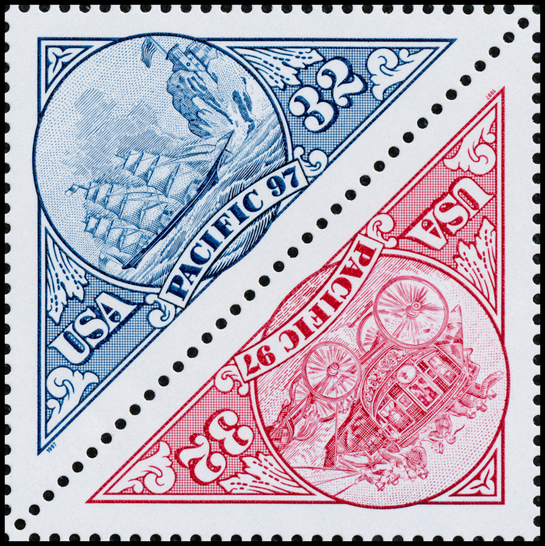 Modern U.S. Stamps: Scott 3130-3131; 3131a, 32c Pacific '97