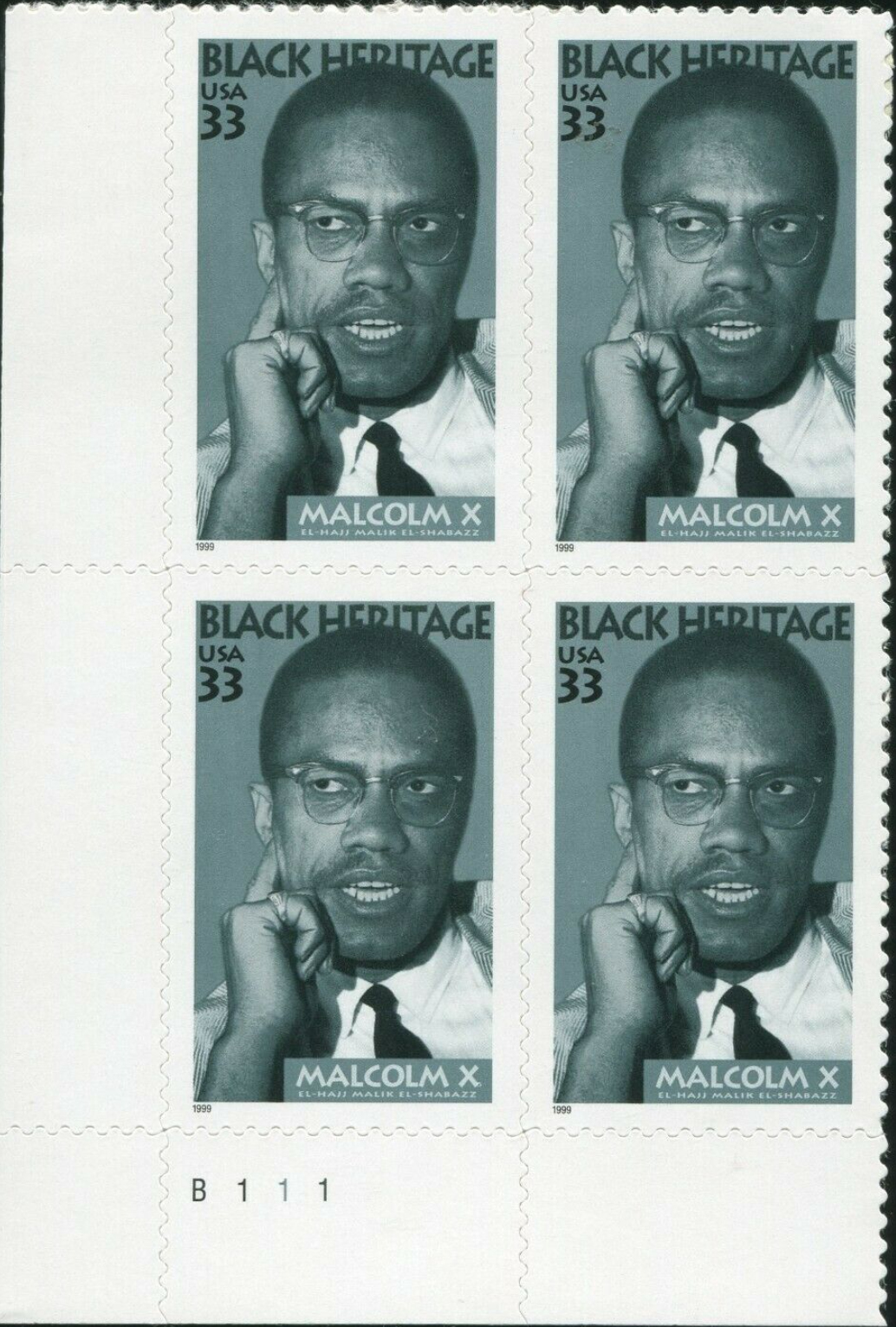 Modern U.S. Stamps: Scott 3273, 33c Malcolm X