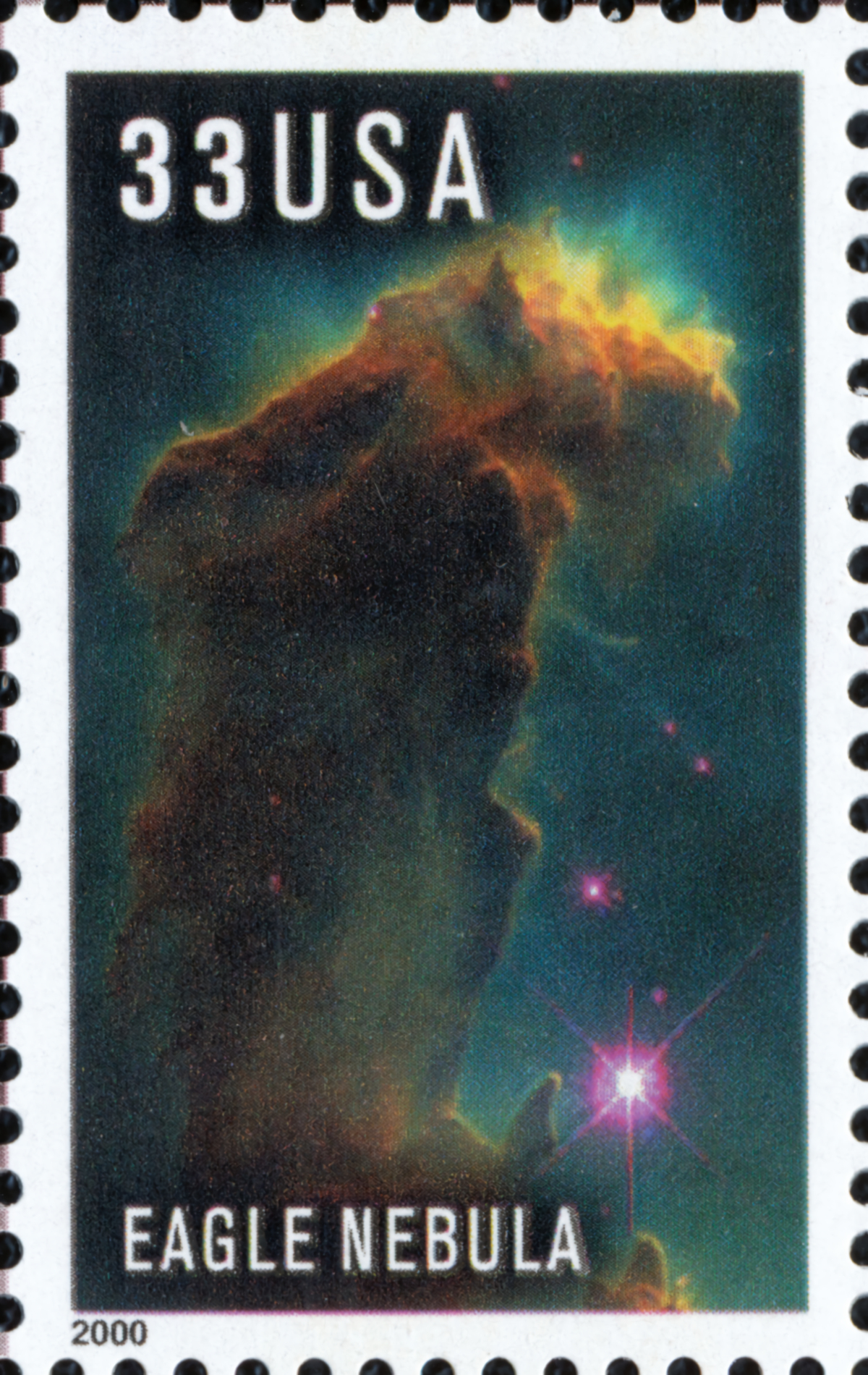 Modern U.S. Stamps: Scott 3384-3388; 3388a, 33c Hubble Space Telescope ...