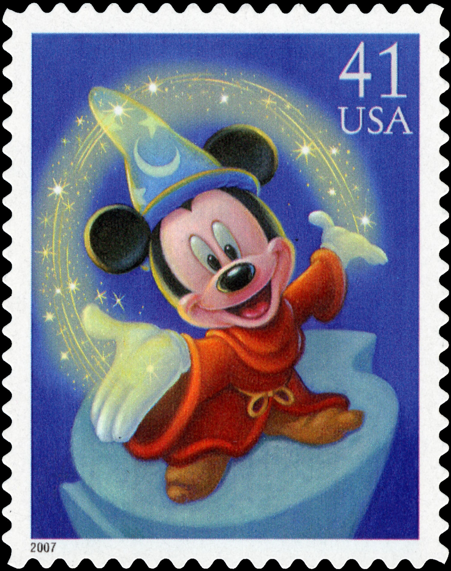 Modern U.S. Stamps: Scott 4192-4195; 4195a, 41c Art of Disney - Magic