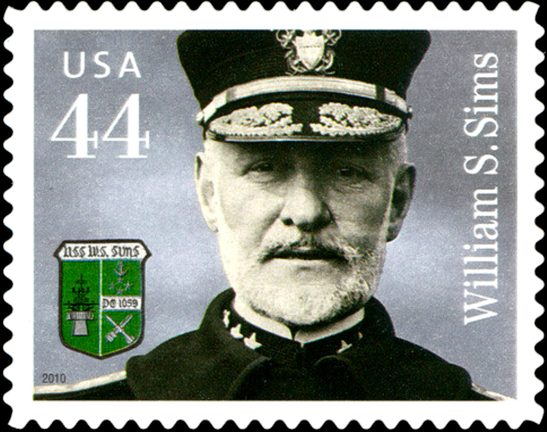 Modern U.S. Stamps: Scott 4440-4443; 4443a, 44c Distinguished Sailors