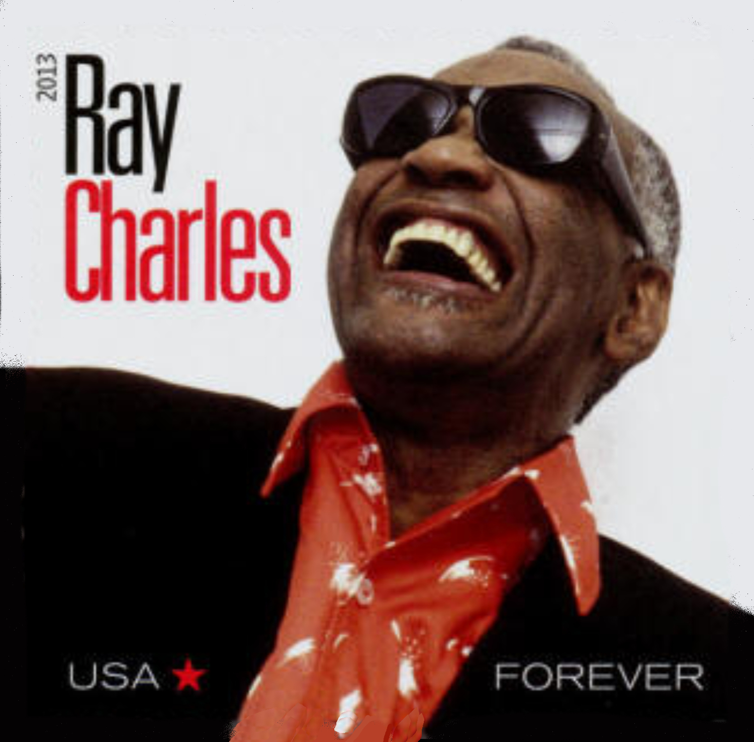 Modern Imperforate U.S. Stamps: Scott 4807a, Forever Ray Charles