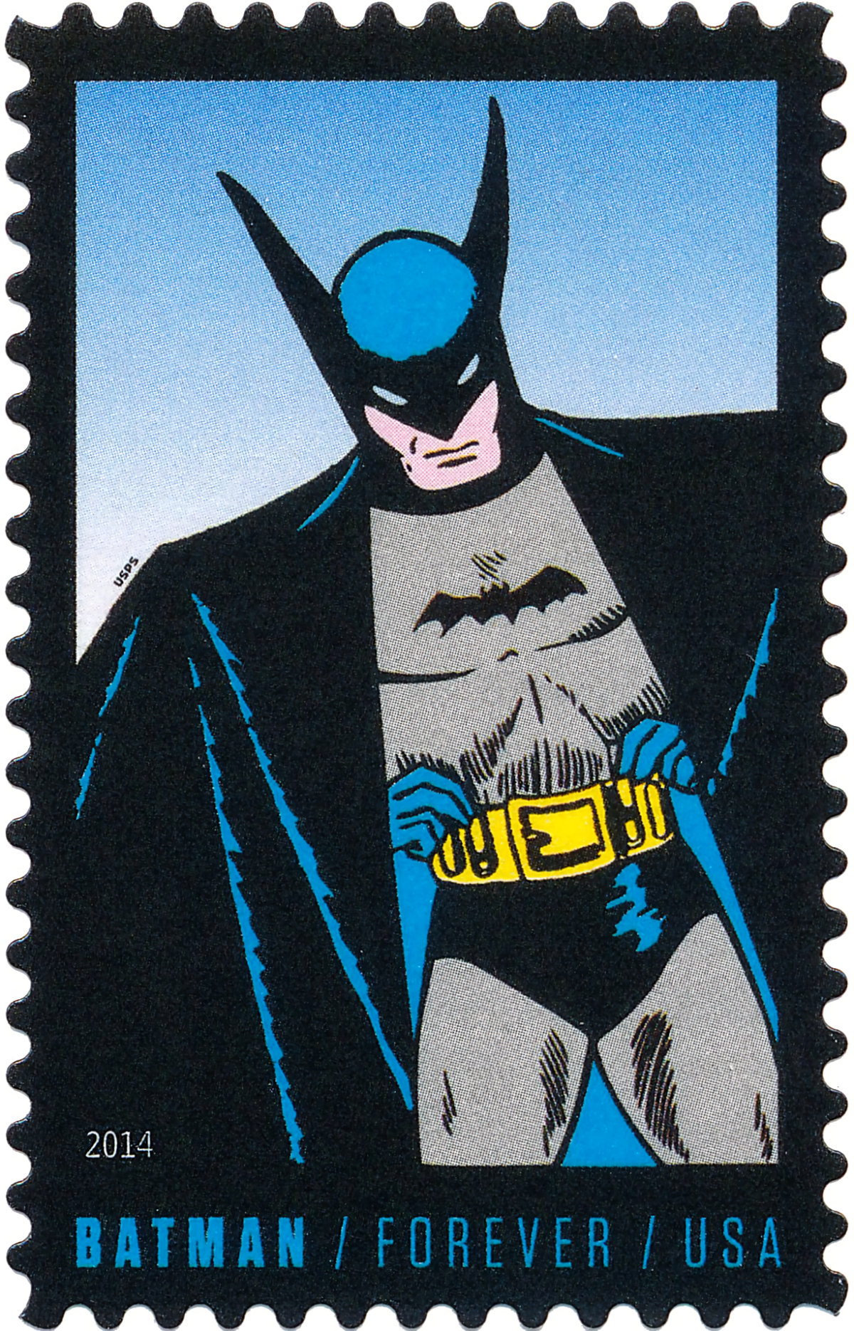 Modern U.S. Stamps: Scott 4928-4935; 4935a, Forever Batman and Bat Signals