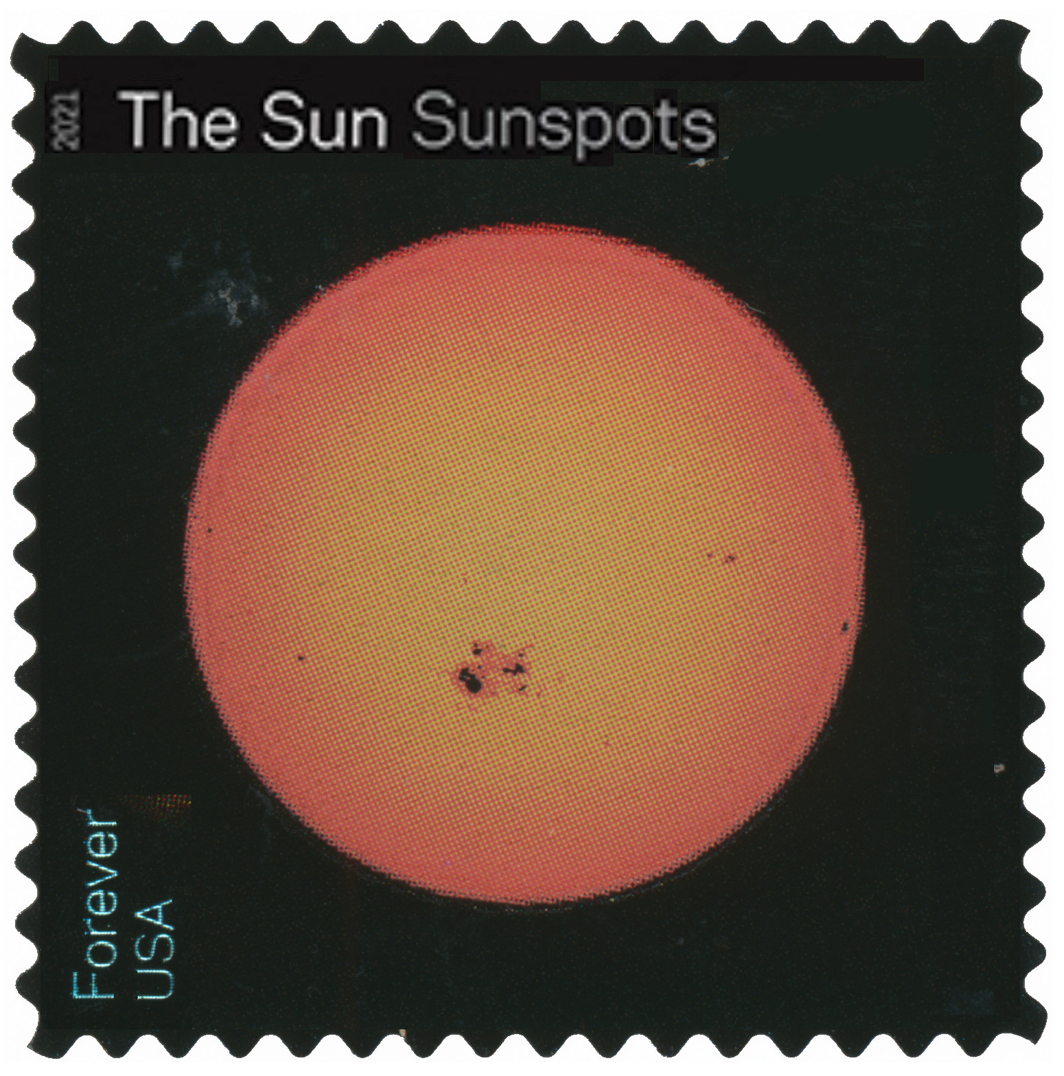 Modern U.S. Stamps: Scott 5598-5607; 5607b, Forever Sun Science