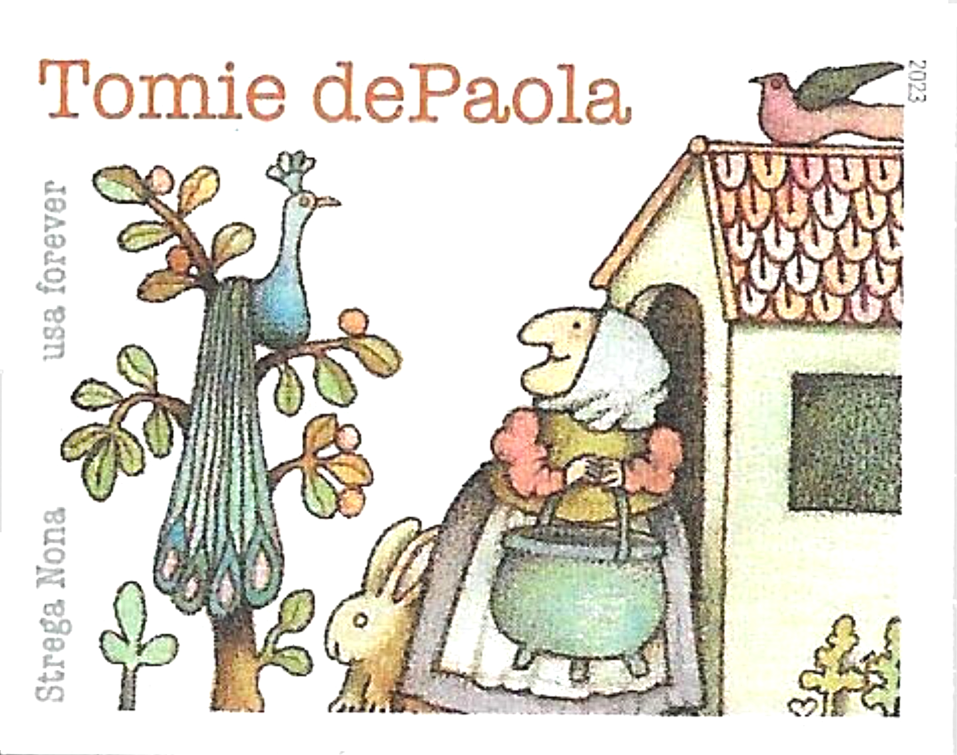 Modern Imperforate U.S. Stamps: Scott 5797a, Forever Tomie dePaola ...